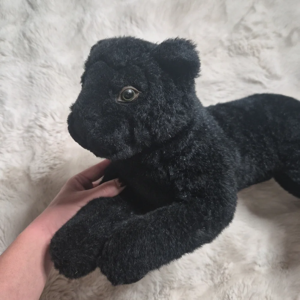 K&M | Toys | Vintage Km Realistic Black Lying Jaguar Wild Republic ...